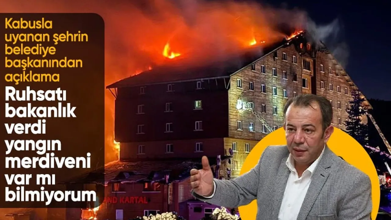 Grand Kartal Otelin yangın merdiveni var mıydı? Tanju Özcan'dan Bolu ...