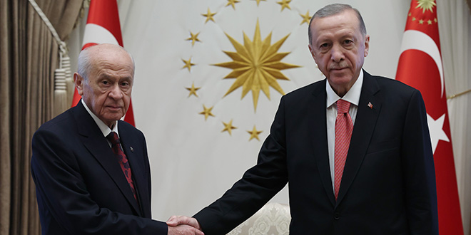 Cumhurbaşkanı Erdoğan, MHP Lideri Bahçeli ile bir araya geldi ... Cumhurbaşkanı Erdoğan, MHP Lideri Bahçeli ile bir araya geldi ...